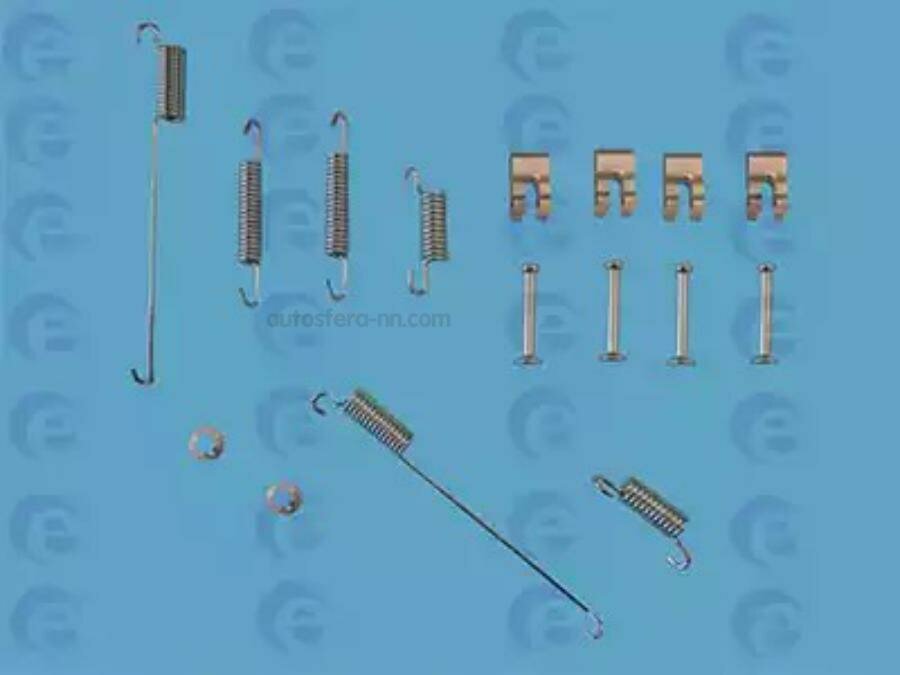 ERT 310003 Ремкомплект стояночного тормоза FIAT: BRAVA 95-03, PANDA 03-, PUNTO 93-, 99- \ FORD: FIESTA IV 95-02, FIESTA V 01-10, KA 96-08, PUMA 97-02 \ LANCIA: Y 95-03 \ MAZDA: 121 III 96-03