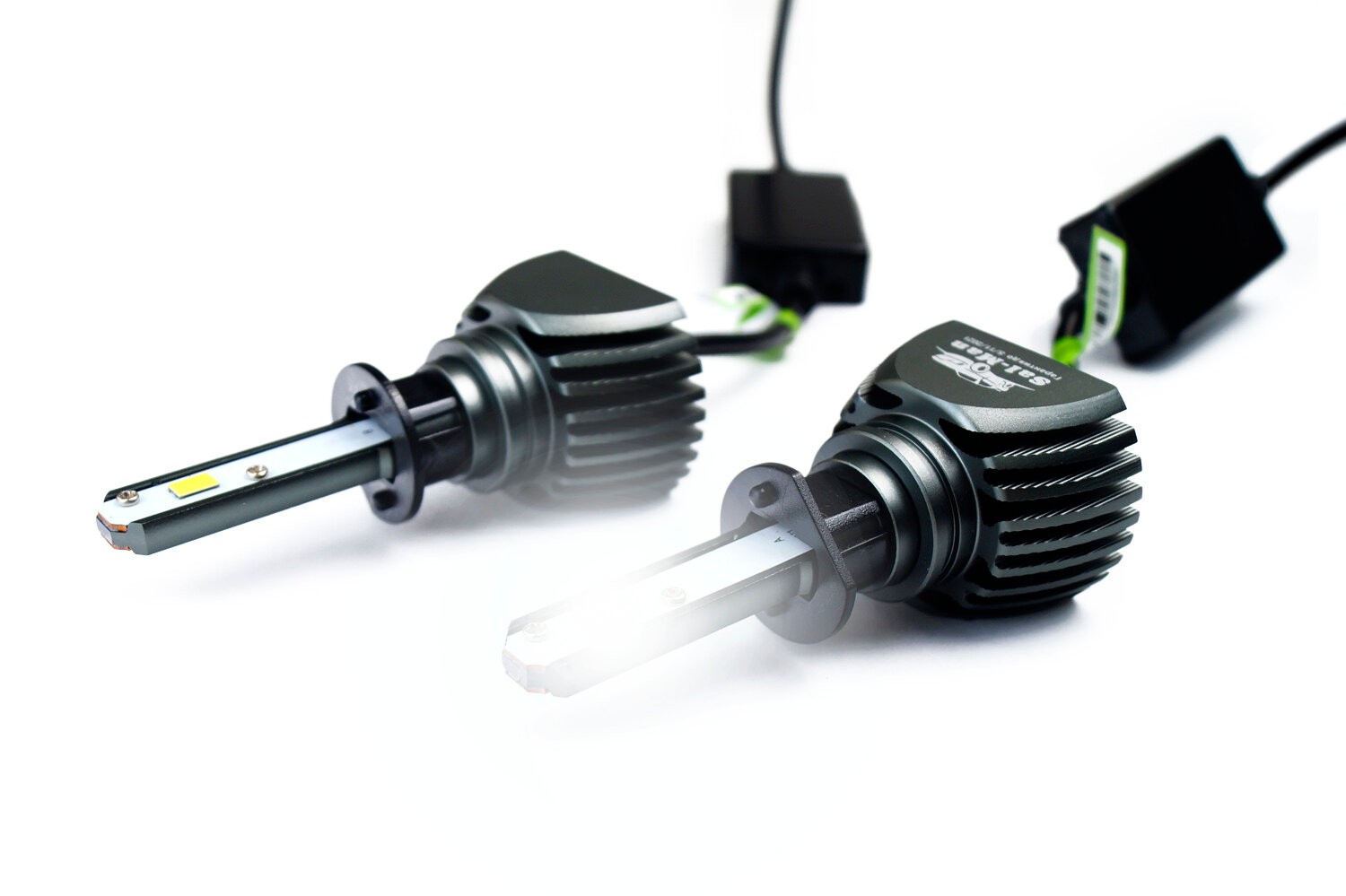 Светодиодные лампы S1 Sal-Man двухцветные (бело-желтые) 40W 3000 и 6000K H1