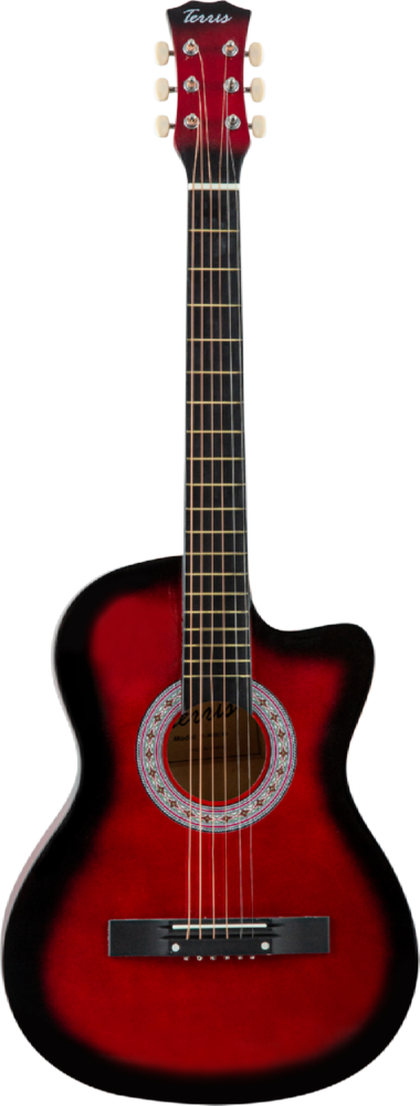 TERRIS TF-3802C RD - Гитара акустическая шестиструнная