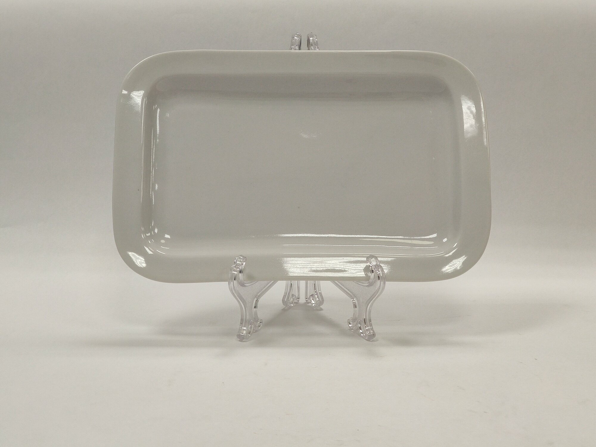 Блюдо "Прямоугольное"(фарфоровый протвень) 3 величина, фарфор, Дулевский фарфор