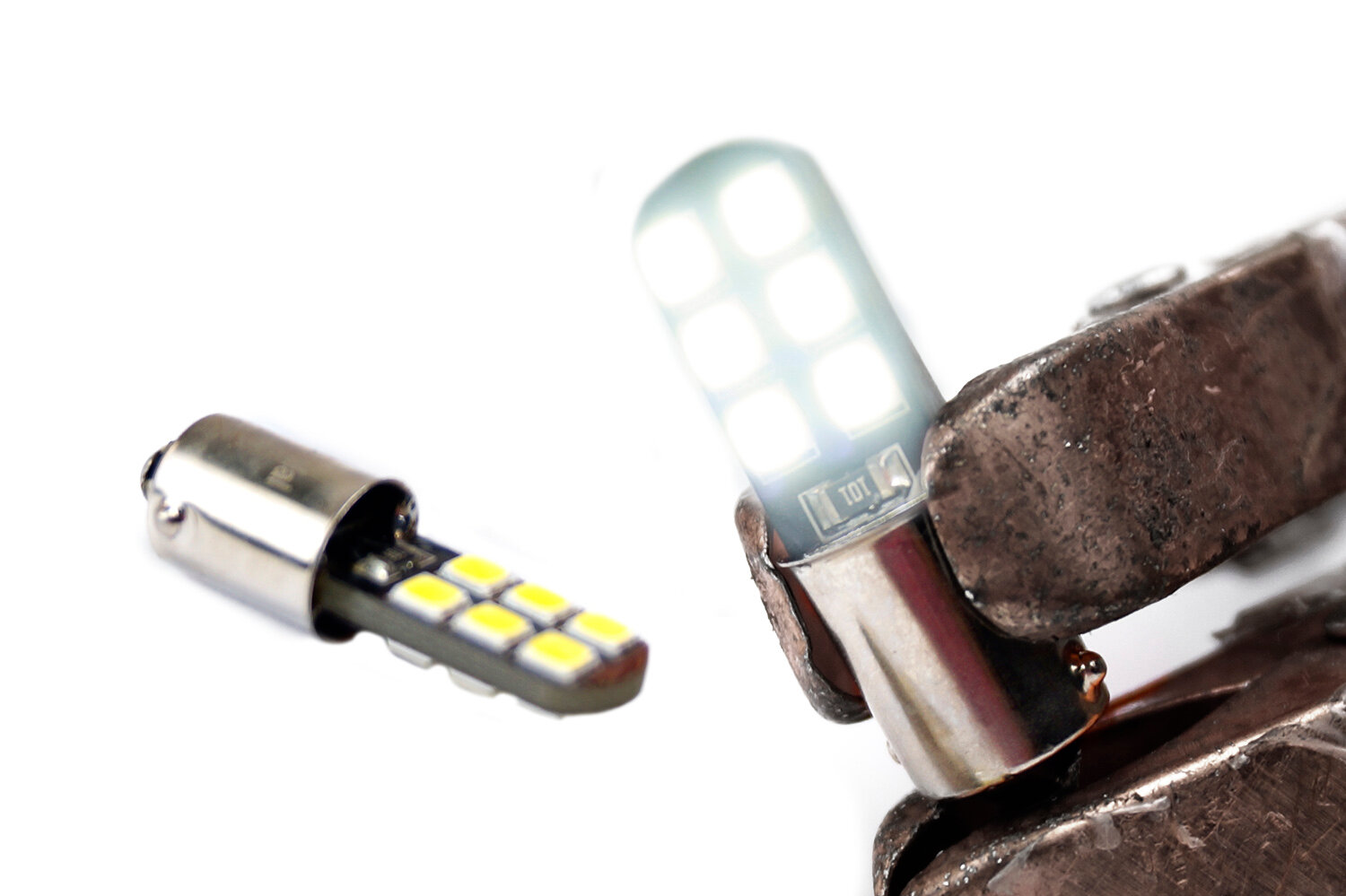 Лампы светодиодные BA9S (габаритные огни) Sal-Man универсальные