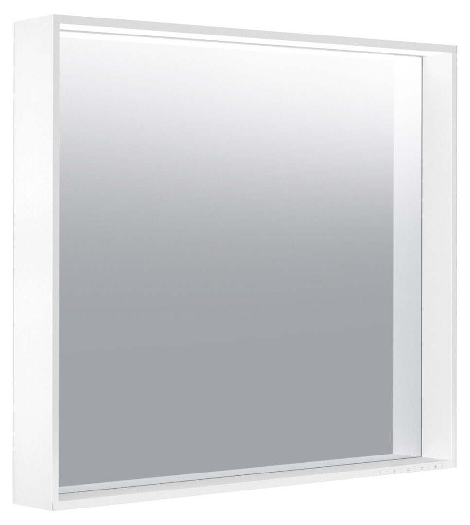 Зеркало Keuco Plan, с подсветкой, сенсорный выключатель, 80х70 см