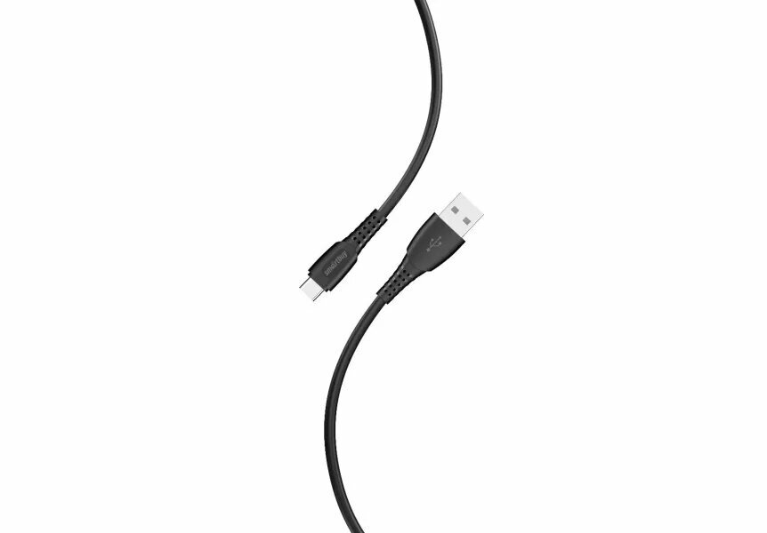 Кабель Smartbuy S40 Type-C 3.0 А, 1 м, черный (iK-3112-S40b)