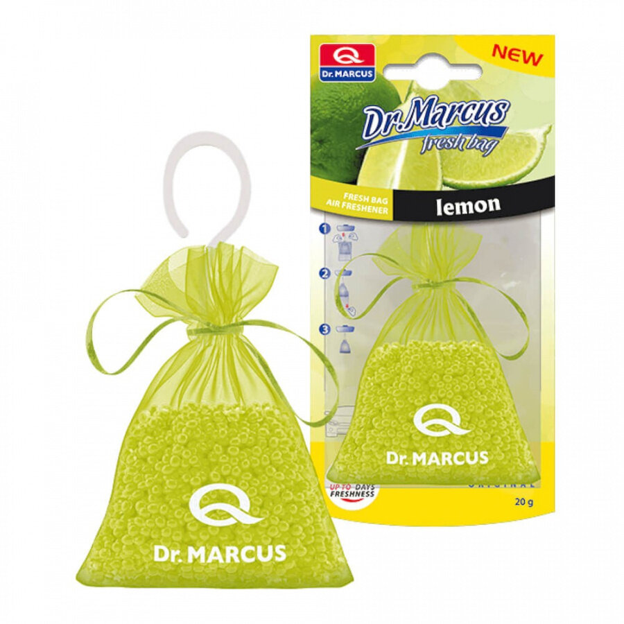 Освежитель для автомобиля и дома. Dr.Marcus Fresh Bag Lemon лимонный запах арт. 556