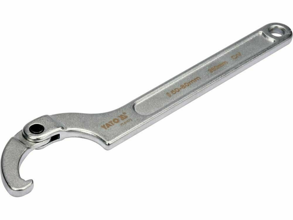 Сегментный шарнирный ключ YATO 50-80 мм, с крючком арт. YT-01672