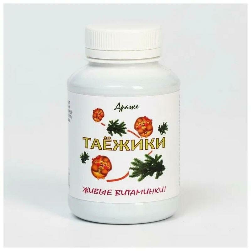 Фитодраже "Таёжики" детские витаминки кедровый МИР 140 г