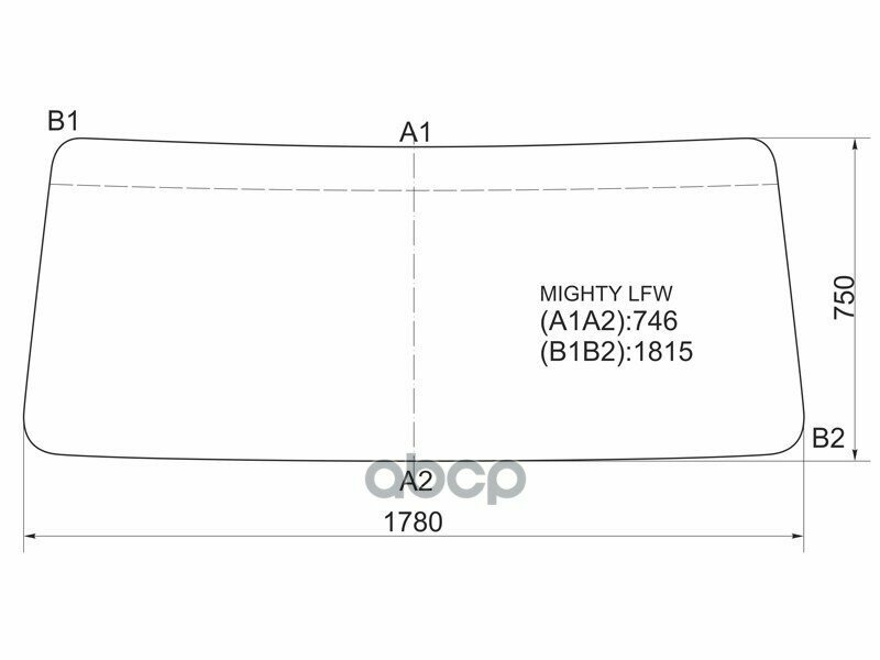 Стекло лобовое Hyundai HD65 99-18 / HD72 99-18 XYG арт. MIGHTY LFW