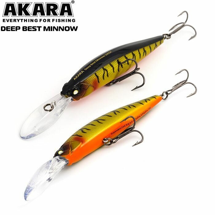 Воблер Akara Deep Best Minnow 100SP 16гр. A112