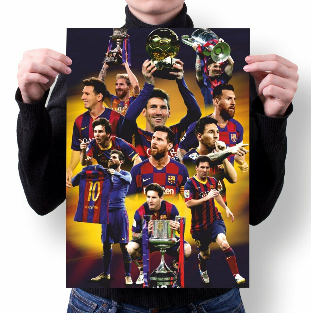 Плакат А3 Принт "Лионель Месси" - 24