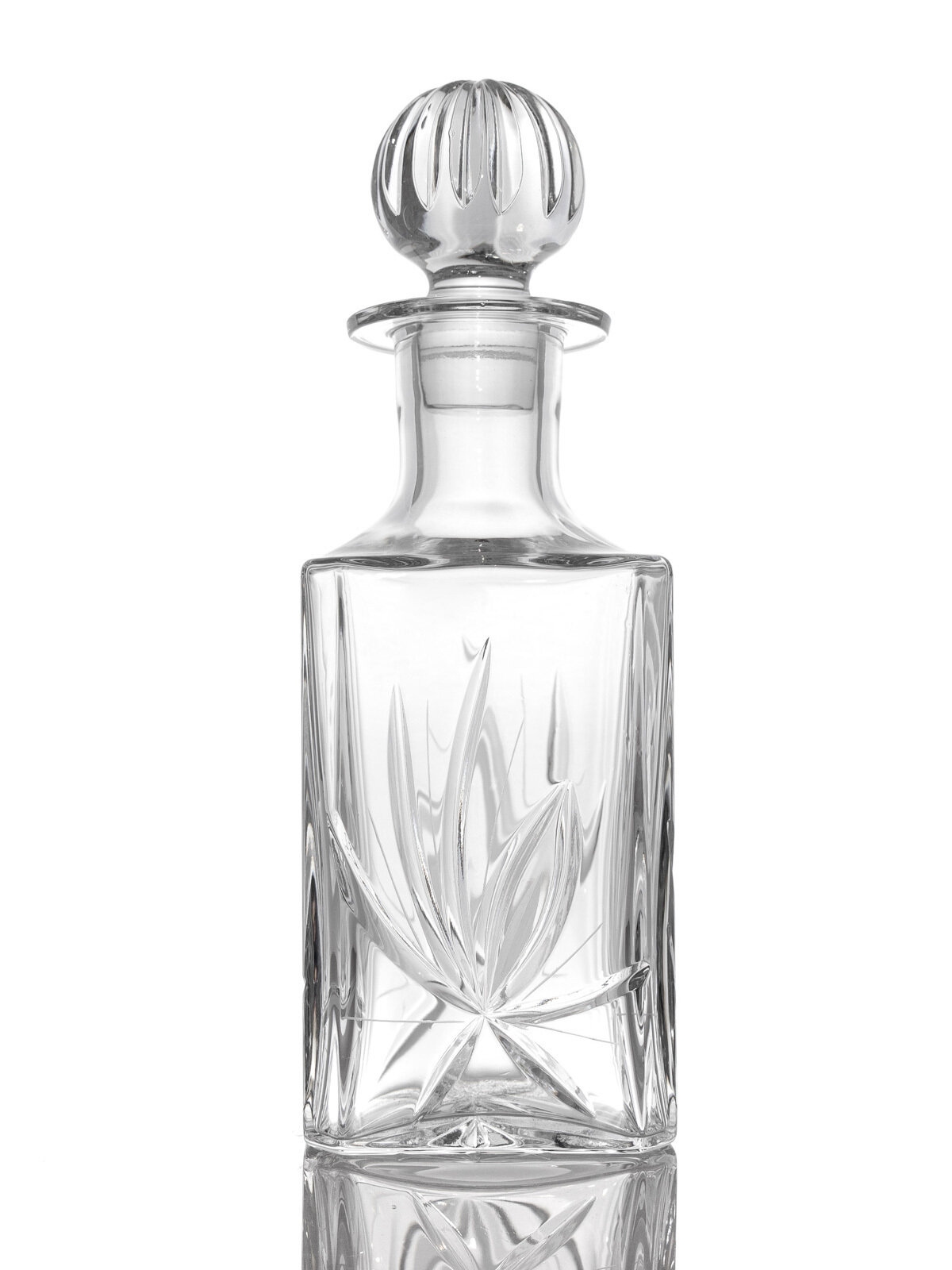 Графин для крепких напитков хрустальный "Цветок" 750 мл