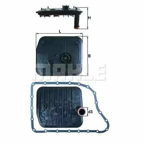 Фильтр АКПП Knecht/Mahle HX153D для Ford Focus II