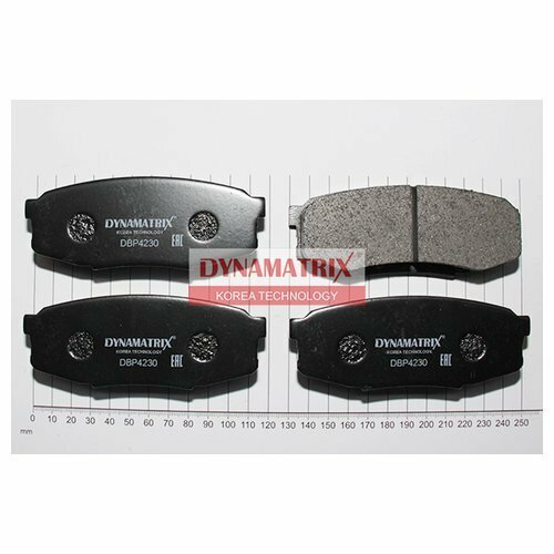 Комплект задних тормозных колодок Dynamatrix-Korea DBP4230 для Toyota Land Cruiser