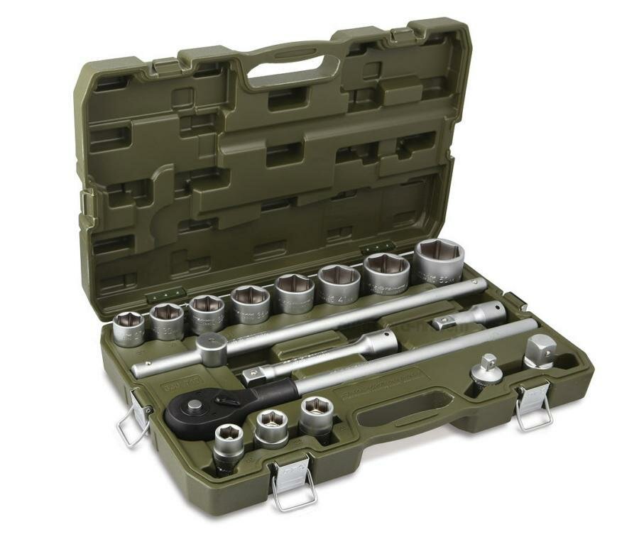 DELOTEKHNIKI 630717 Набор головок и принадлежностей 3/4, 17 предм.