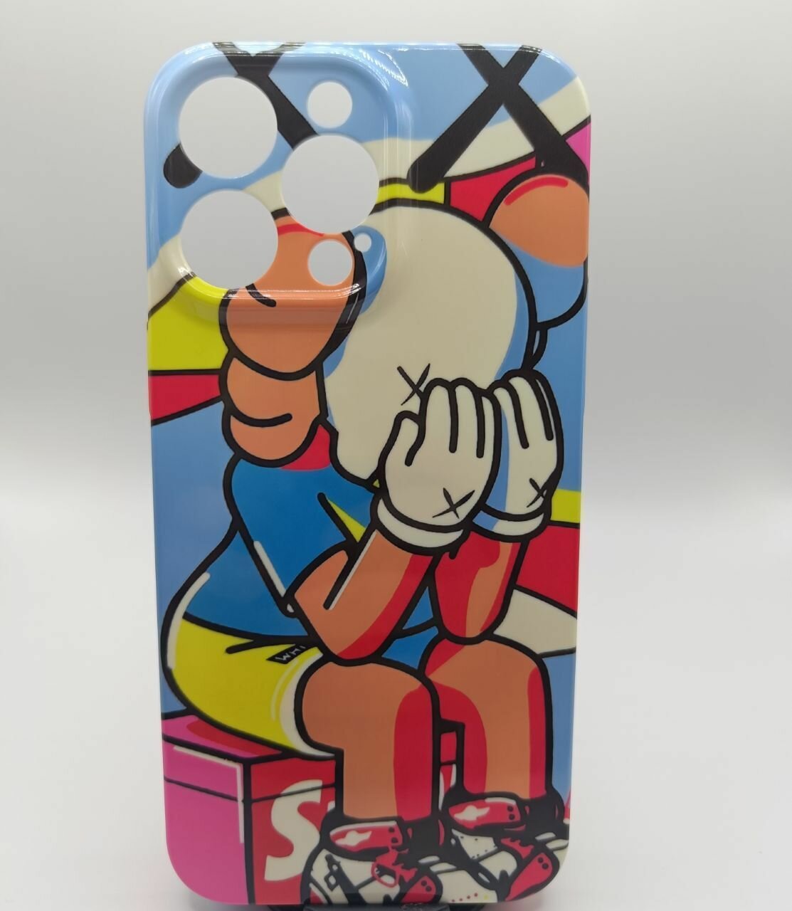 Защитный чехол с принтом KAWS для iPhone 14 Pro Max