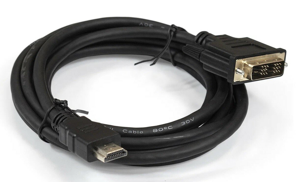 Кабель HDMI-DVI-D Exegate EX-CC-HDMIM-DVIM-1.8, 1,8м EX284893RUS
