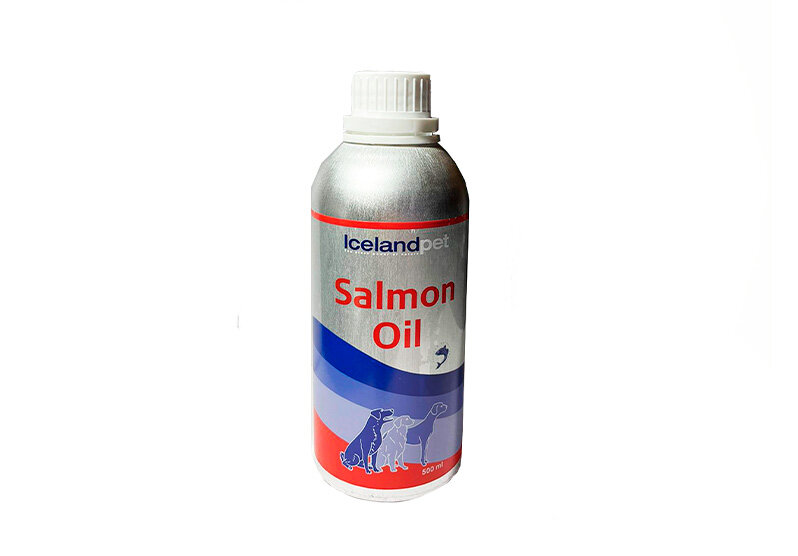 Масло лосося Salmon Oil IcelandPet для собак 500 мл
