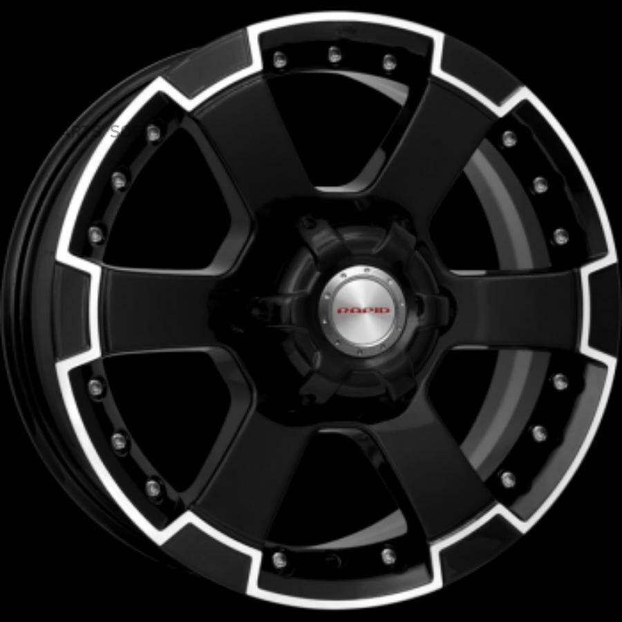 КИК R13542 КиК M56-оригинал R16x7 6x139.7 ET38 CB67.1 Almaz_black