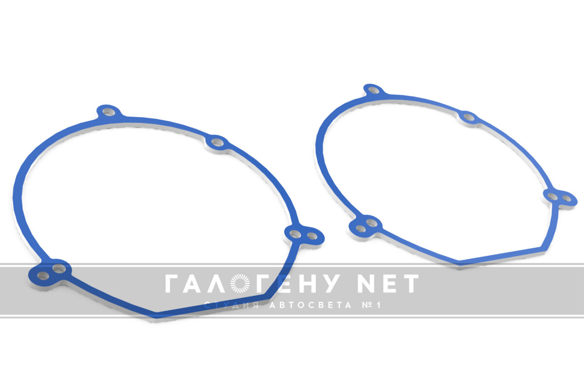 Переходная рамка Hyundai Grandeur 2005-2009 для линз Hella 3R (к-т)