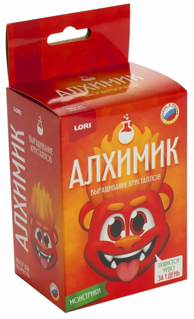 Выращивание кристаллов Монстрики "Красный" Алхимик