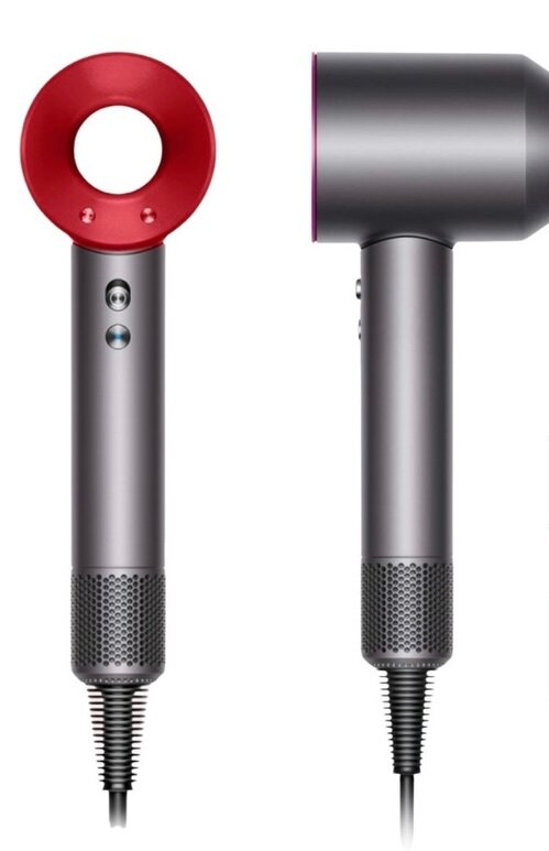 Профессиональный фен для волос / Super Hair Dryer / красный / TS - Store