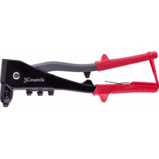 Заклепочник литой Matrix 40551, 260 мм, заклепки 2,4-3,2-4,0-4,8 мм