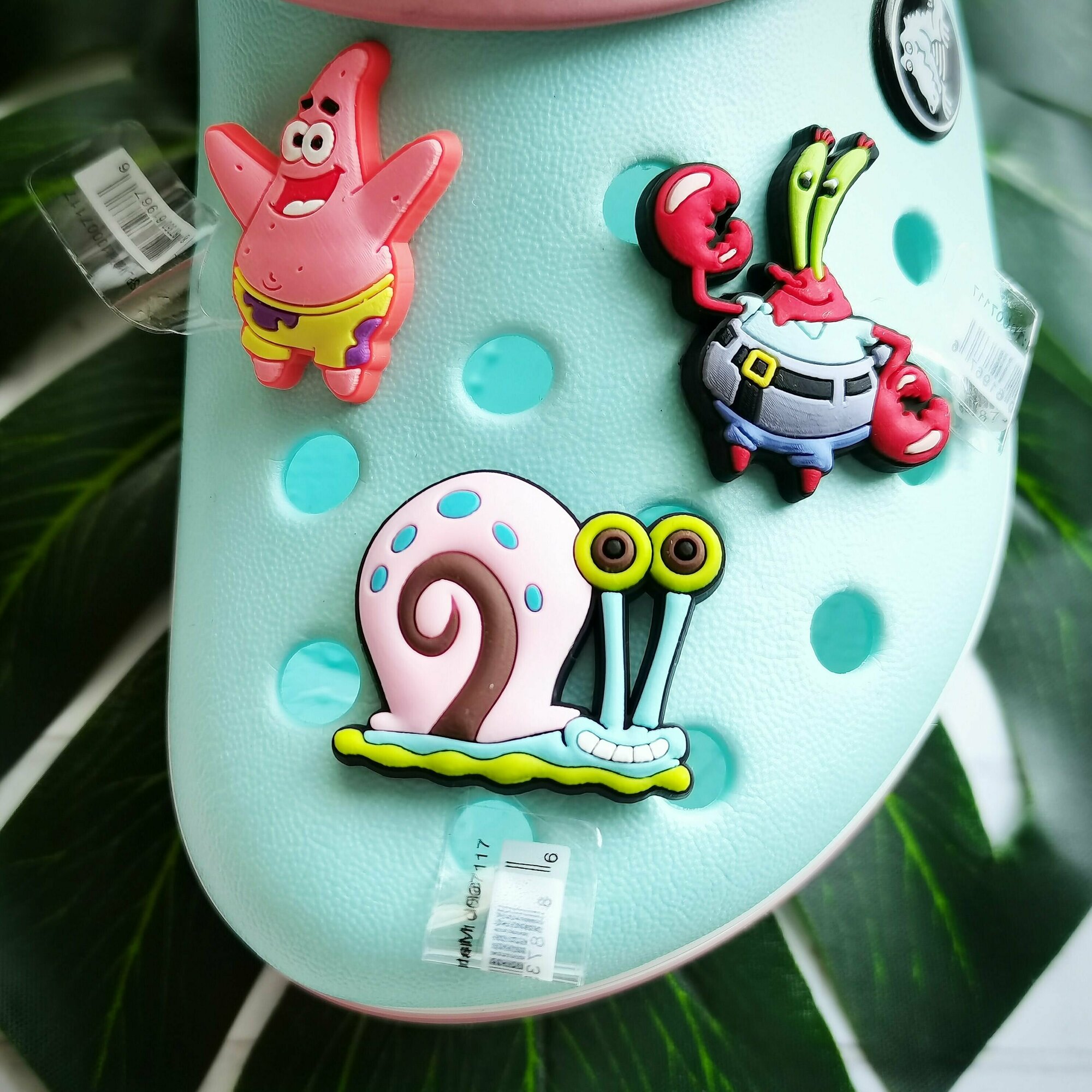 Джибитс на crocs Спанч Боб Джибитс Губка Боб