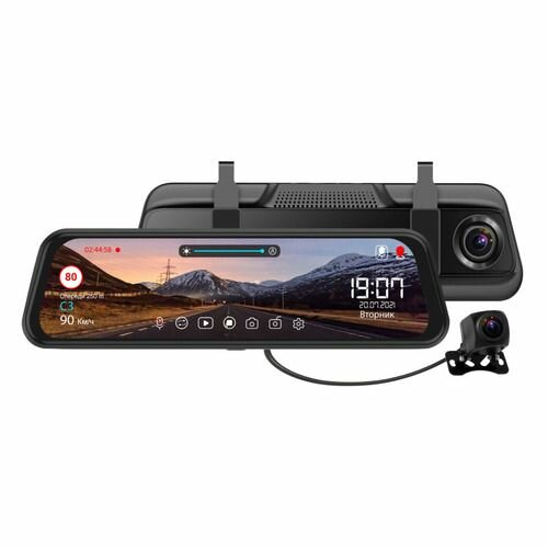 Видеорегистратор TrendVision MR-810 GT, черный