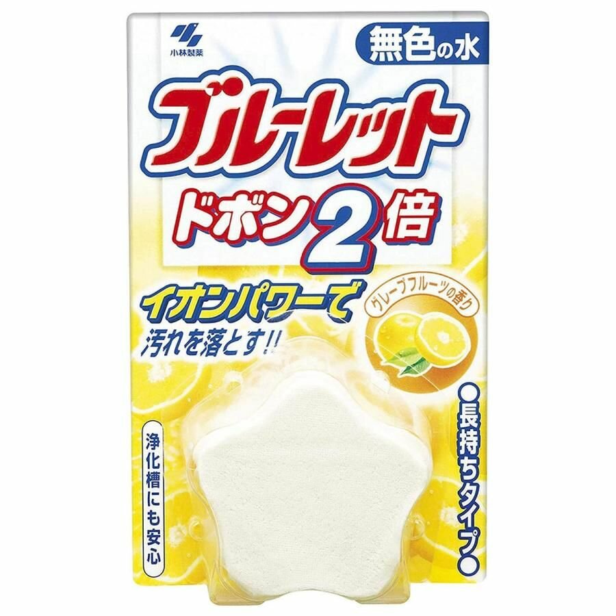 "Kobayashi" Очищающая таблетка для бачка с ароматом грейпфрута 120гр