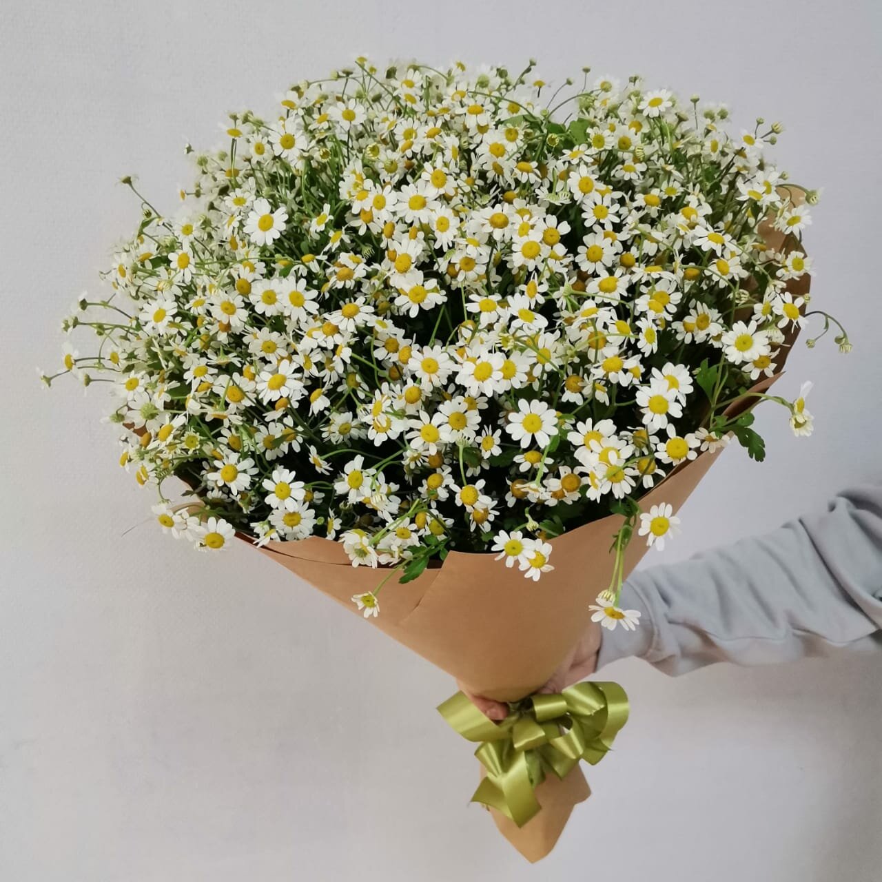 Букет из 25 кустовых ромашек