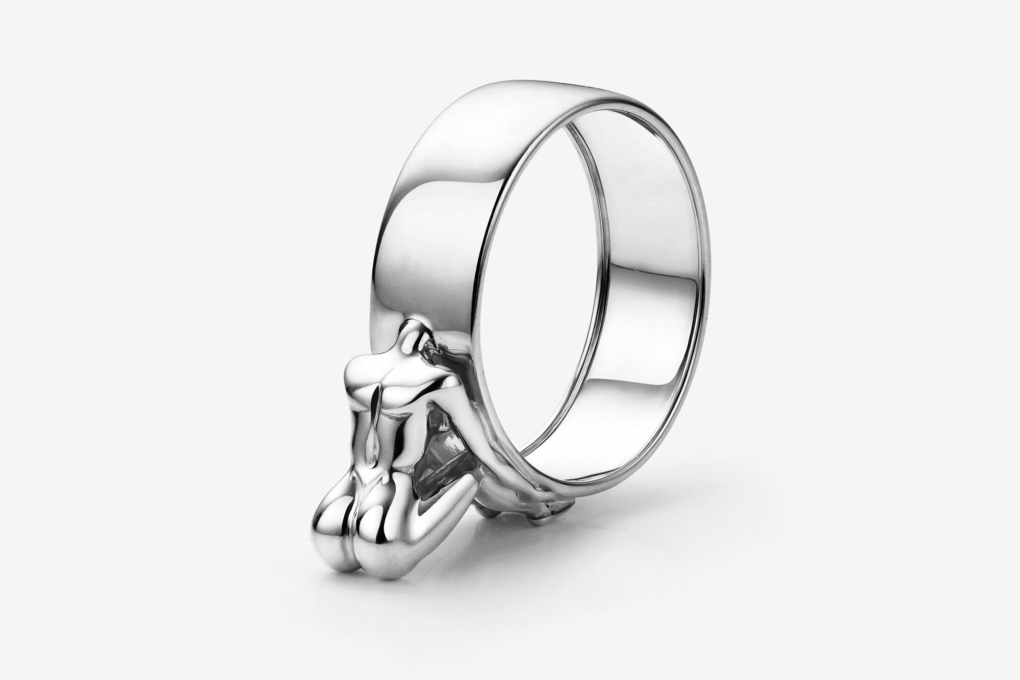 Кольцо, серебро, 925 проба