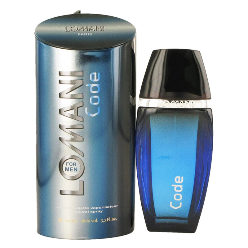 Туалетная вода Lomani "Code", мужская, древесный аромат, 100мл