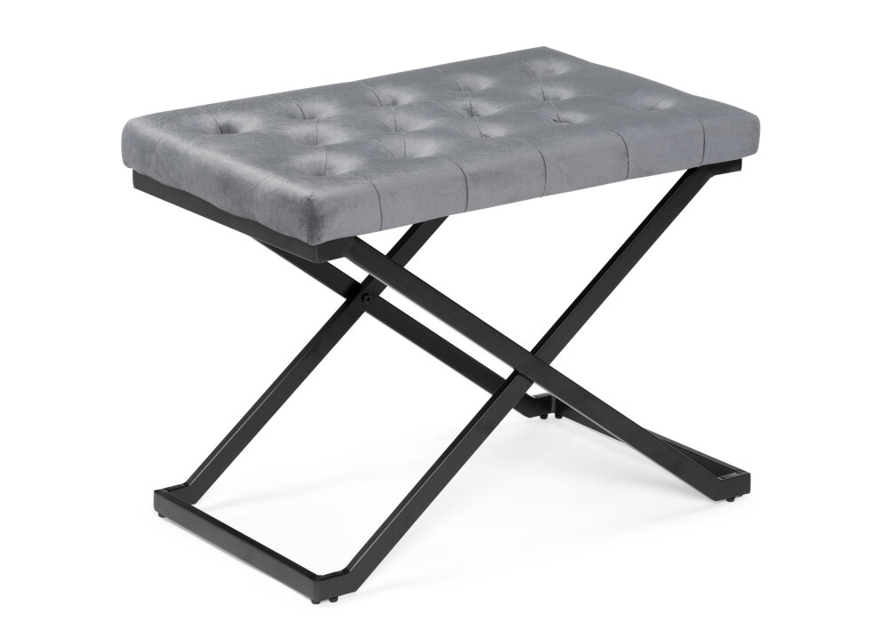 Табурет Woodville German dark grey/black Размеры: Высота 490мм Глубина 430мм Ширина 640мм