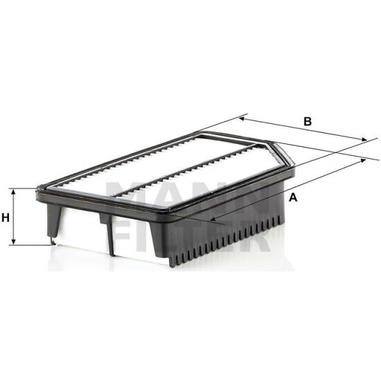 Фильтр воздушный Mann-filter MANN C 26 033 для KIA Soul II 14->