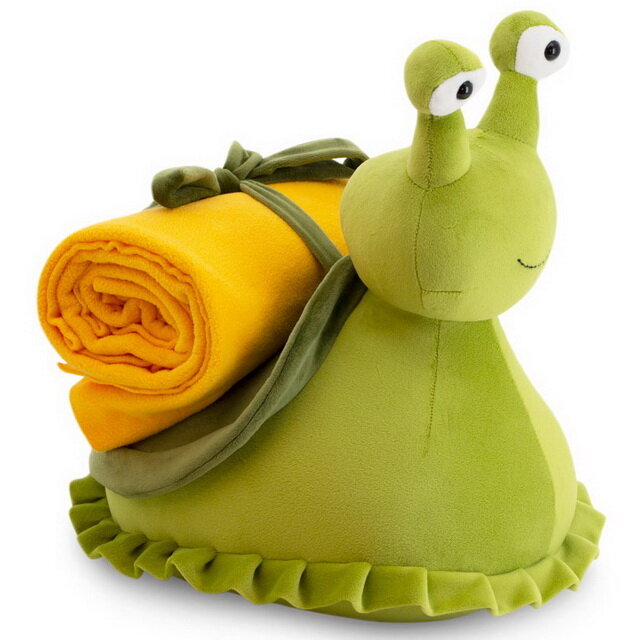 Мягкая игрушка Улитка Болли с пледом 30 см, Ocean Collection, Orange Toys, OT5016/30