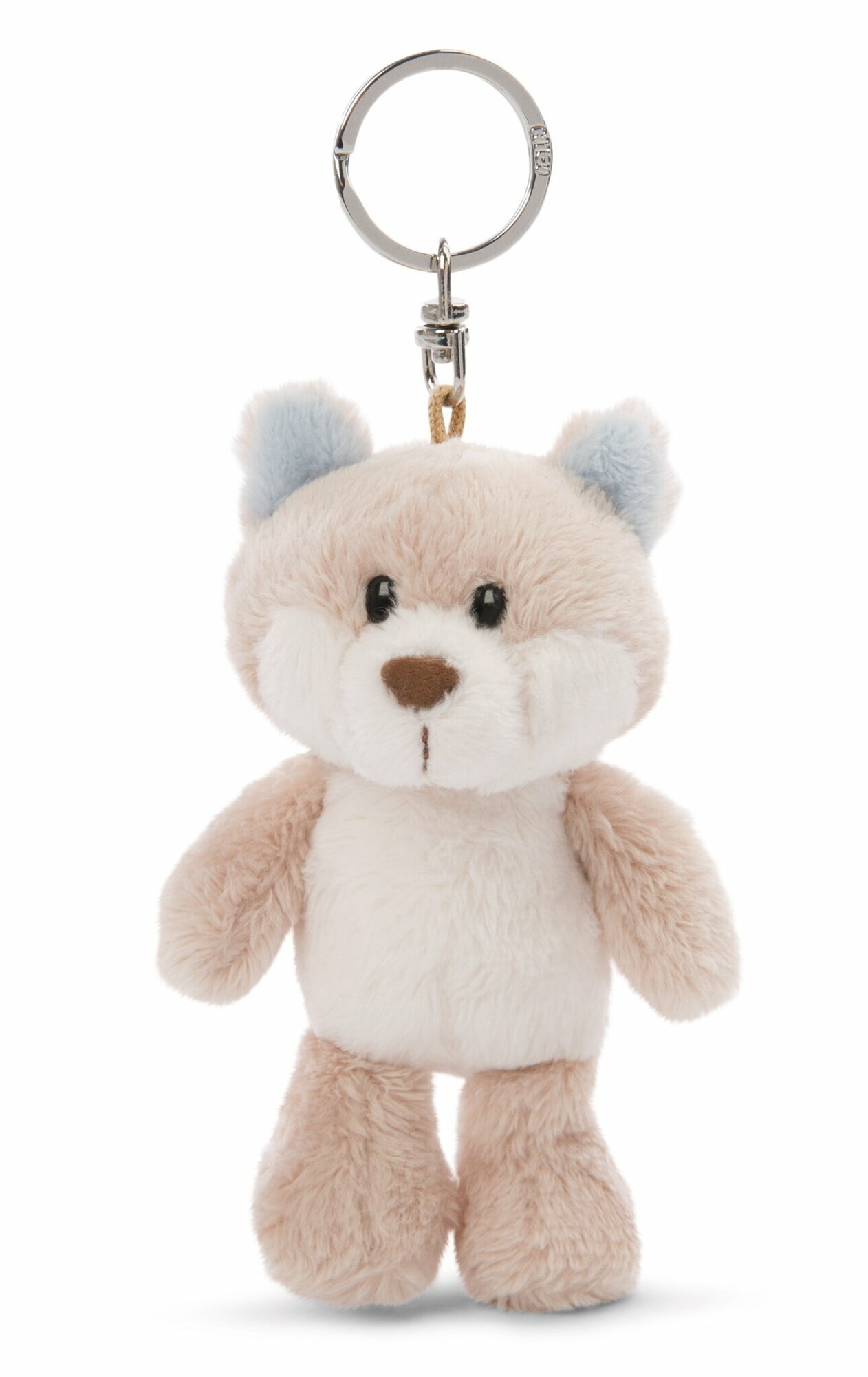Снежная лиса Нордин, брелок-мягкая игрушка Nici 10 см, 47280