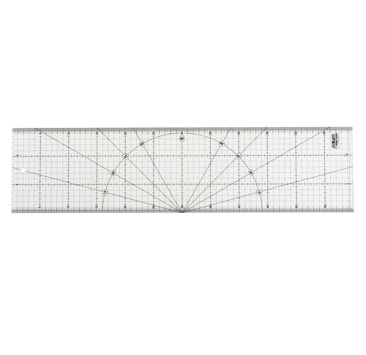 Линейка разметочная, метрическая, 150х 600 мм Olfa OL-MQR-15x60