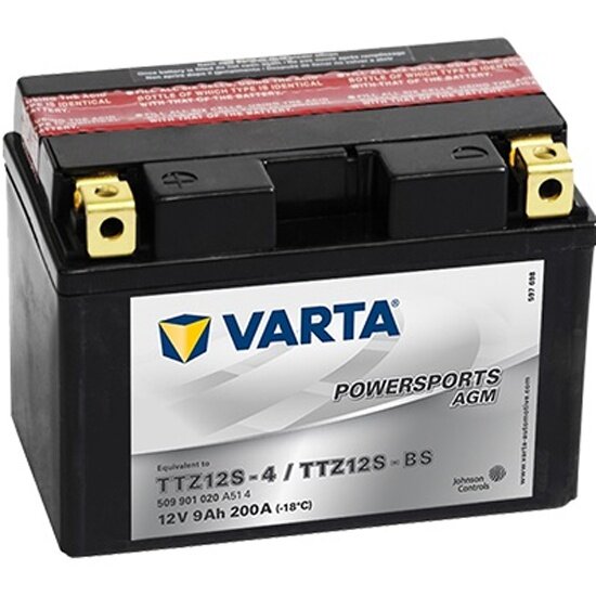 Аккумулятор Varta Powersports AGM 509 901 020 A514 прямая полярность 9 Ач