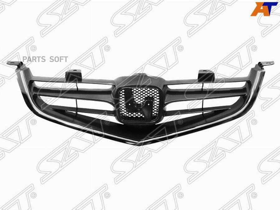 Решетка радиатора Honda Accord 02-05 (с хром молдингом) SAT ST-HD28-093-D0 | цена за 1 шт