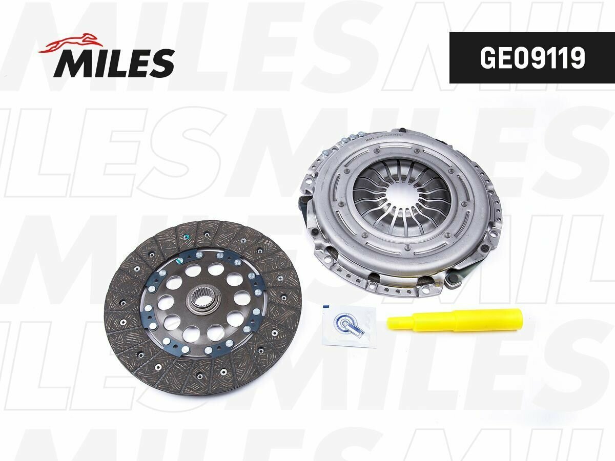 Сцепление в сборе (без подш.) FORD FOCUS II/GLAXY II/S-MAX/VOLVO 1.8-2.0 04-, MILES GE09119