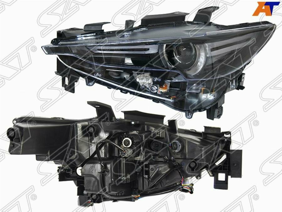 Фара Mazda CX-5 16-21 (Слева/ LED/ С электрокорректором) SAT ST-216-1179L | цена за 1 шт