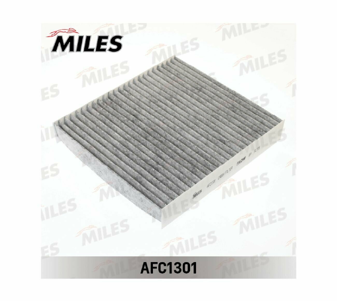 Фильтр салона MILES AFC1301, для Renault Clio, угольный, 216x200x35 мм