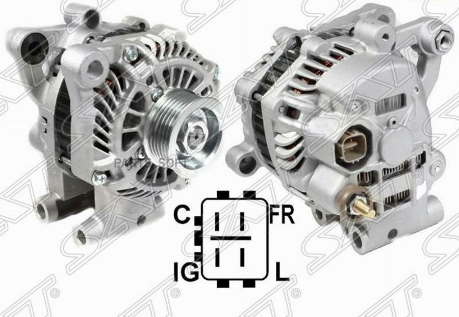 Генератор SUZUKI GRAND VITARA II 4x4 JT 2.4 09-15/SX4 2.0 10- J24B 12V 80A SAT ST-31400-78K00N | цена за 1 шт