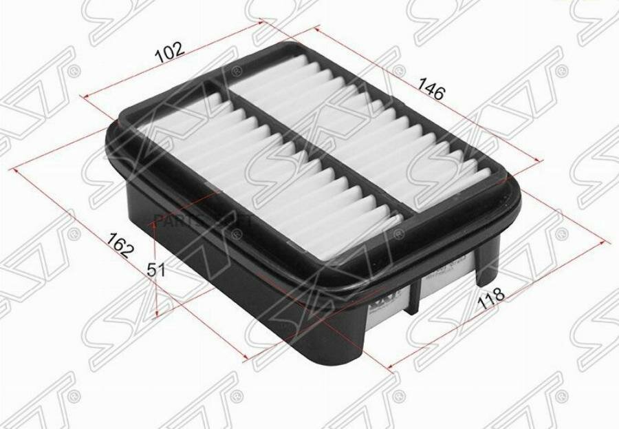Фильтр воздушный Daihatsu Terios 97-06 / Terios Kid 98-12 SAT ST-17801-87213 | цена за 1 шт