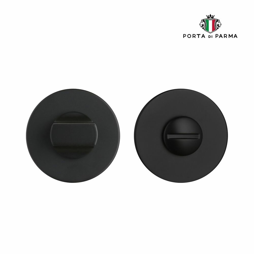 WC фиксатор поворотный PORTA DI PARMA на круглой розетке цвет Чёрный