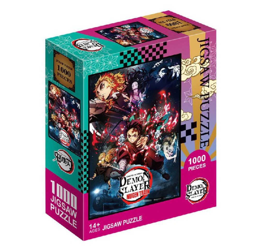 Набор пазлов 1000 деталей по аниме Клинок, рассекающий демонов Пазлы Demon Slayer