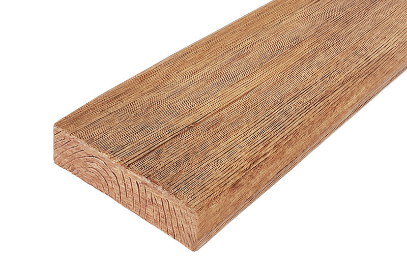 Доска из Полиуретана Уникс ДМ16 Светлый Дуб Д2000хШ160хВ25 мм Имитируется Легкая Брашировка Дерева.