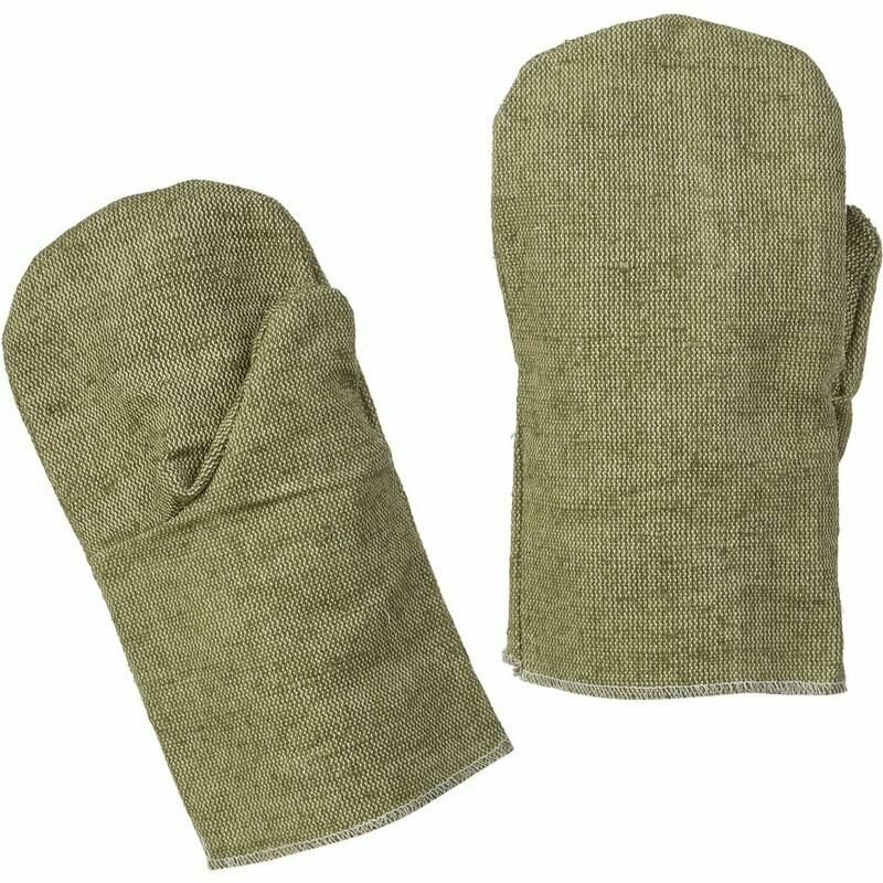 Рукавицы брезентовые с наладонником брезентовым пл.550 гр/м2 10 пар/уп