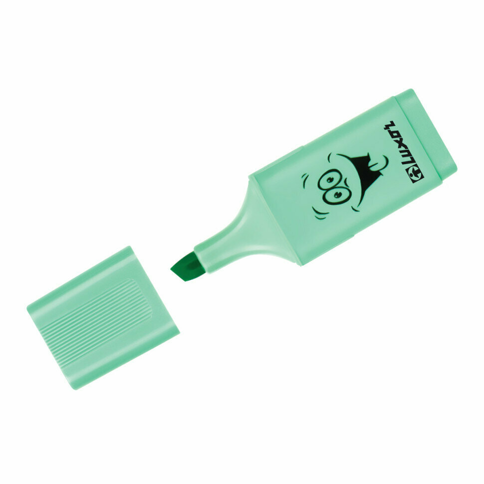 Текстовыделители Luxor "Eyeliter Pastel" пастельный зеленый, 1-4,5мм, 338391