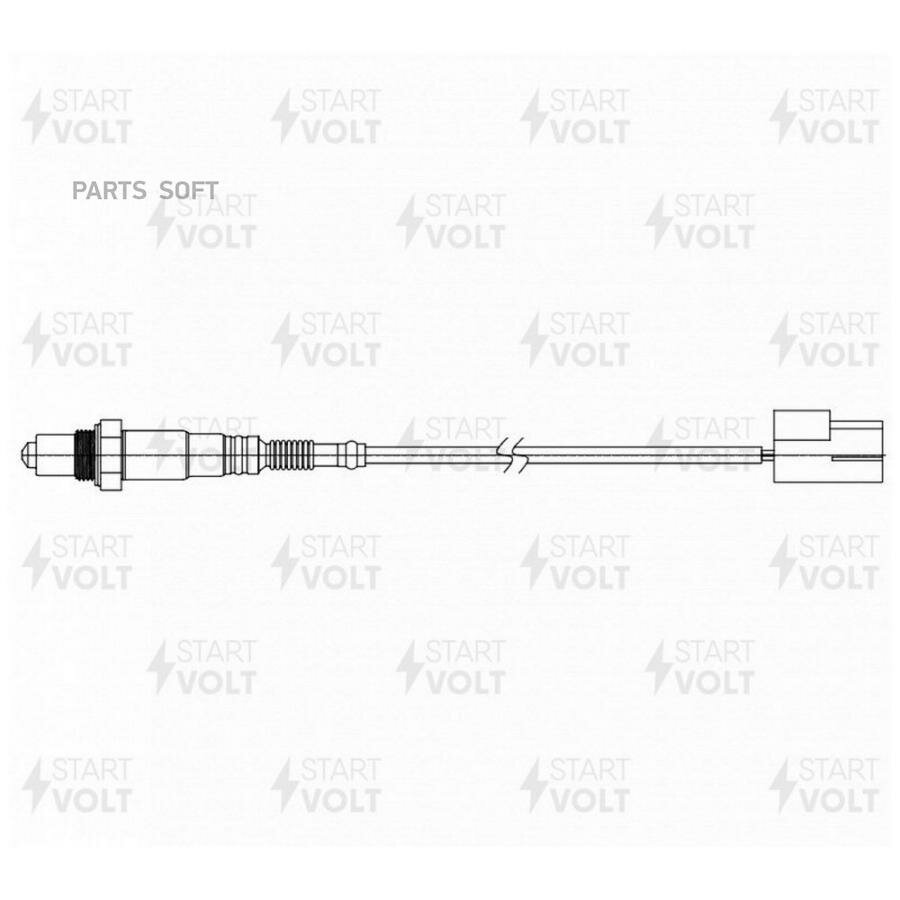 STARTVOLT VS-OS-1425 Датчик кисл. для а/м Nissan Almera N16 (00-) 1.5i/1.8i/Primera (02-) 1.6i/1.8i до кат. (VS-OS 1425) ()
