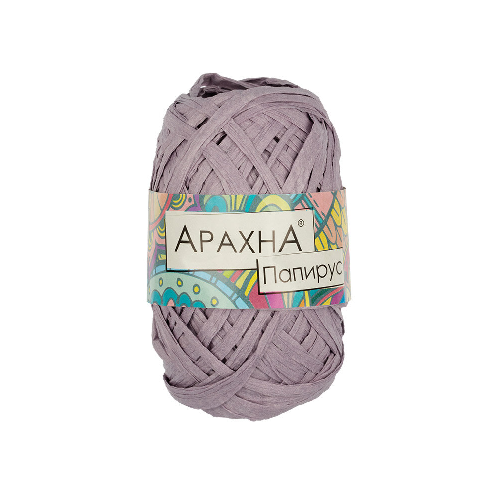 Пряжа ARACHNA "PAPYRUS" 100% целлюлоза 40 г ± 3 г 50 м №15 сиреневый